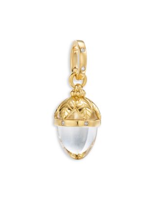 Temple St. Clair 18K Yellow Gold Crystal & Diamond Arcadia Amulet ...