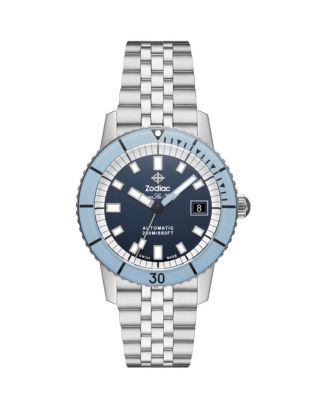 Zodiac Compression Diver Automatic Stainless Steel Watch, 40mm ...