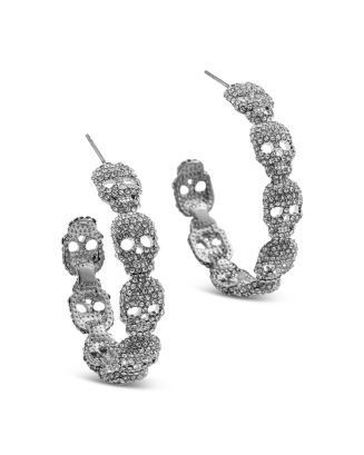 BAUBLEBAR Bad To The Bone Hoop Earrings | Bloomingdale's