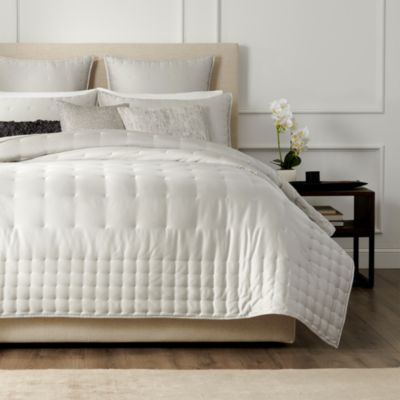 Click here for Donna Karan Hammered Silk and Cotton Quilt  King prices