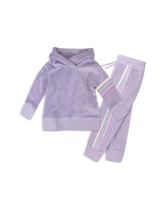 Honest Baby Girls' Cozy Velour Pop Over Hoodie & Sweatpants Set - Baby ...