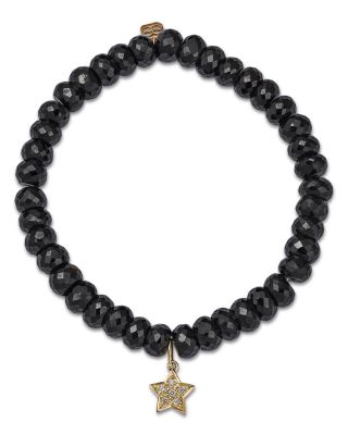 Click here for Sydney Evan 14K Yellow Gold Diamond Star Charm Bea... prices