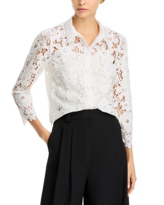 Click here for Milly June Roja Lace Blouse prices