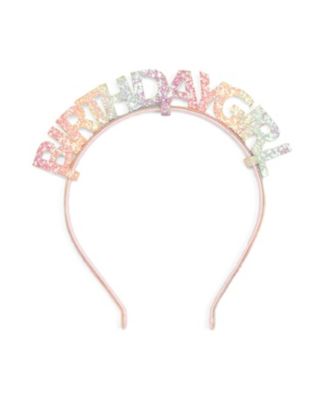 Click here for Sweet Wink Girl Pastel Rainbow Birthday Girl Headb... prices