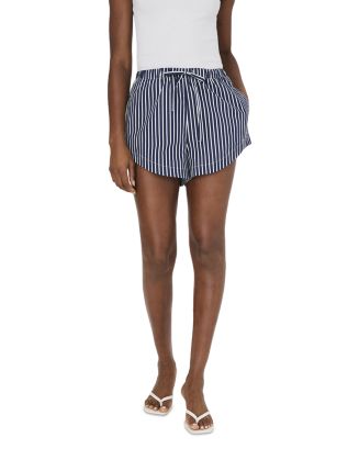 FRENCH CONNECTION Alexis Rounded Drawstring Shorts | Bloomingdale's