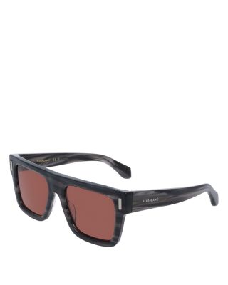 Click here for Ferragamo Renew Rivet Oversized Square Sunglasses... prices