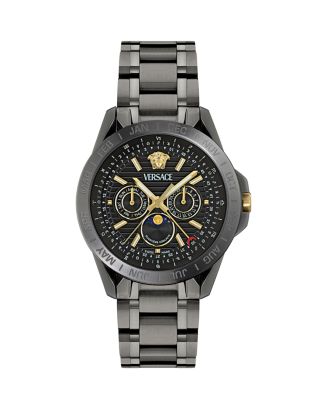 Versace V-Galaxy Moonphase Watch, 43mm | Bloomingdale's