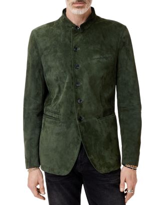 John Varvatos Varick Suede Slim Fit Jacket | Bloomingdale's