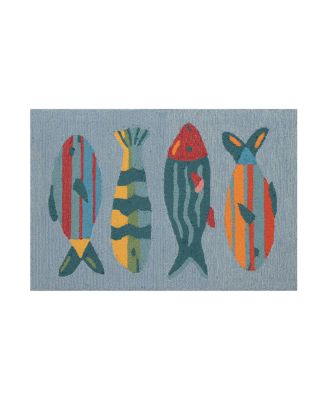 Click here for Liora Manne Frontporch Fishes Area Rug  2 x 3 prices
