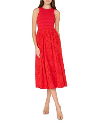 Click here for Milly Embroidered Eyelet Dress prices