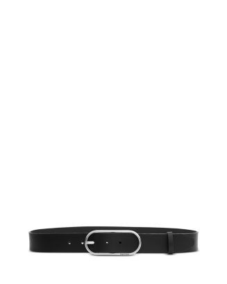 rag & bone Women's Rounded Rebound Leather Belt | Bloomingdale's