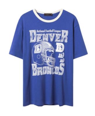 Junk Food Clothing Unisex NFL Denver Broncos Oversized Ringer Tee ...