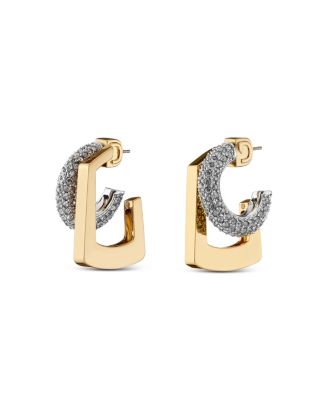 DEMARSON Tina Pavé Hoop Earrings | Bloomingdale's