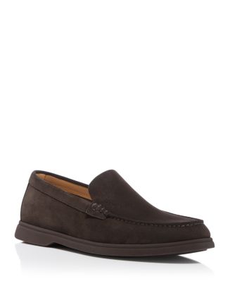 BOSS Men's Sienne Slip On Moc Toe Loafers | Bloomingdale's