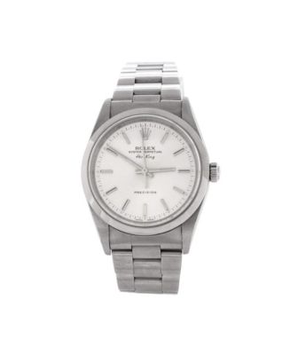Pre-Owned Rolex Oyster Perpetual Air King Automatic Watch in Stainless ...