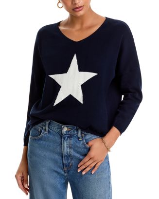 Six Fifty Sharon Star Long Sleeve Sweater | Bloomingdale's