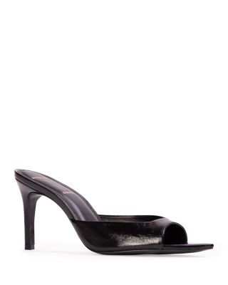 Click here for Black Suede Studio Womens Brea Patent Leather High... prices