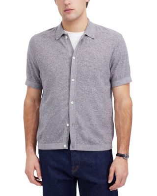 Madewell Marled Cotton Short Sleeve Shirt | Bloomingdale's