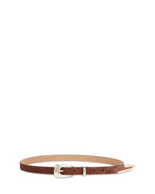 Ettika Womens Modern Saddle Leather Belt