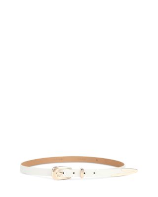 Ettika Womens Modern Saddle Leather Belt