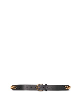 Maje Women's Chain Detail Leather Belt | Bloomingdale's