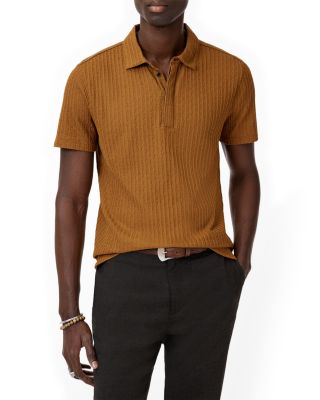 Click here for John Varvatos Grana Regular Fit Textured Polo Shir... prices