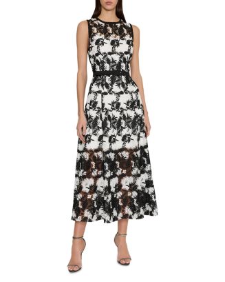 MILLY Paloma Two Tone Lace Dress | Bloomingdale's Women