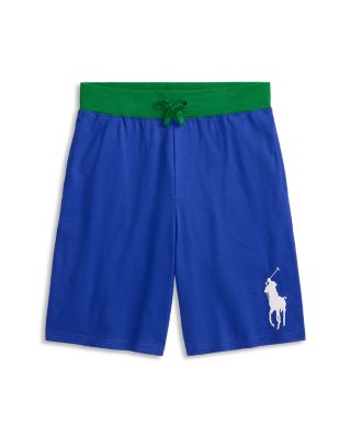 Ralph Lauren Boys' Big Pony Cotton Jersey Short - Big Kid | Bloomingdale's