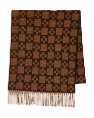 Click here for Sandro Geo Pattern Wool Scarf prices