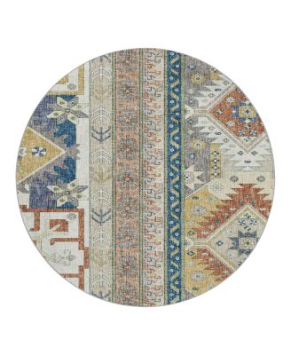 Dalyn Lorenzo Washable LN3 Round Area Rug  8 x 8