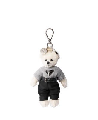 Click here for Prada Teddy Bag Charm with Metal Ring prices