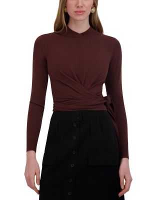 Click here for Point Mandarin Wrap Top prices