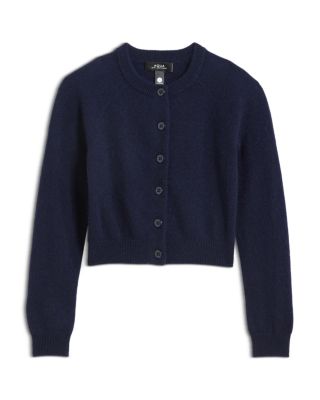 Aqua Girls Knitted Cashmere Cardigan  Big Kid - Exclusive