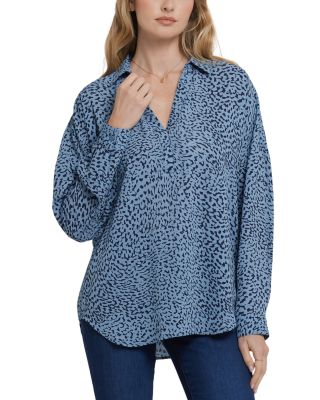 Click here for Nydj Becky Dot Print Blouse prices