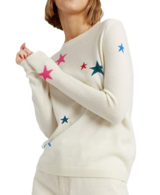 Click here for Chinti & Parker Womens Wool Cashmere Star Sweater prices