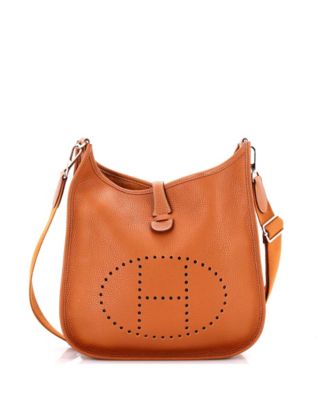 Pre-Owned HERMÈS PM Evelyne Bag Gen III Clemence | Bloomingdale's
