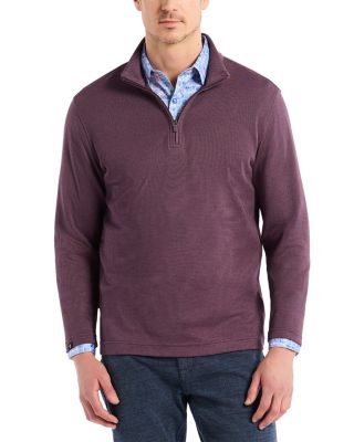 Click here for Robert Graham Troland Quarter Zip Sweater prices