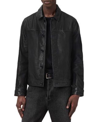 Click here for Allsaints Nates Leather Jacket prices