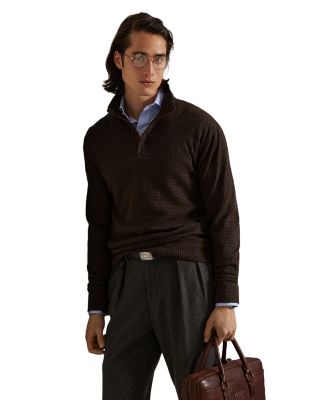 Click here for Polo Ralph Lauren Houndstooth Luxury Jersey Pullov... prices