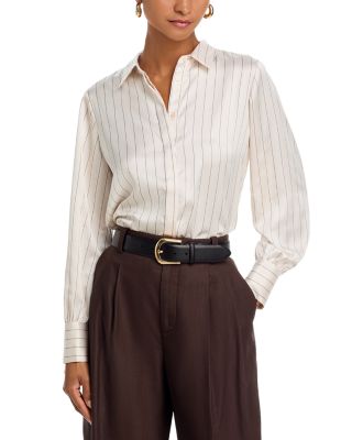 Click here for French Connection Satin Pinstripe Blouse prices