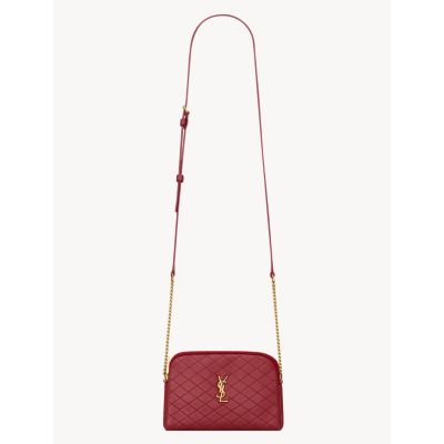 Click here for Saint Laurent Gaby Zipped Pouch in Quilted Lambski... prices
