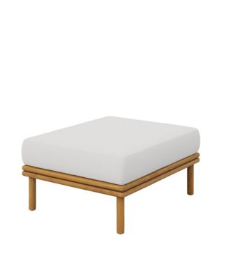 Click here for Modway Wren Outdoor Patio Teak Wood Ottoman prices