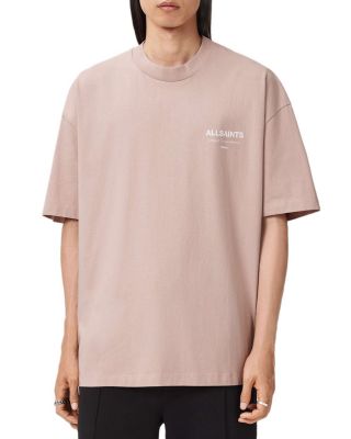 Click here for Allsaints Oversized Xander Logo Tee prices