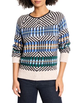 Click here for Nic+Zoe Graphic Stripe Sweater prices