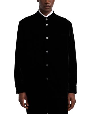 Click here for Emporio Armani Guru Collar Velvet Shirt prices