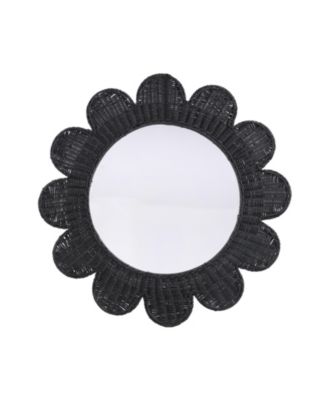 Click here for Tov Furniture Coralie Rattan Round Mirror prices