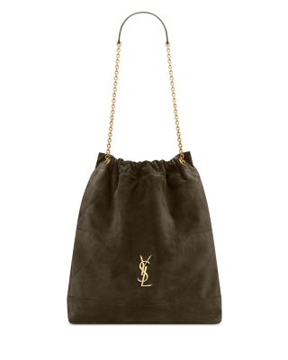 Click here for Saint Laurent Jamie Large Pochon In Suede prices