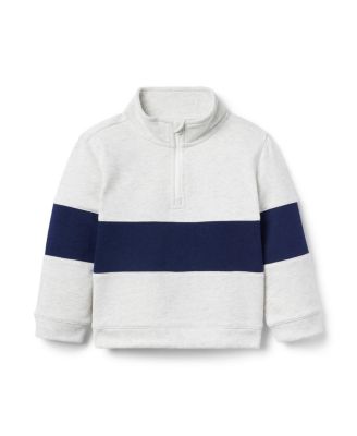 Click here for Janie and Jack Boys Stripe Half-Zip Sweatshirt - L... prices