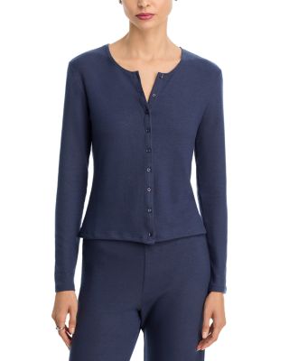 Click here for Leset Lauren Crewneck Cardigan Sweater prices
