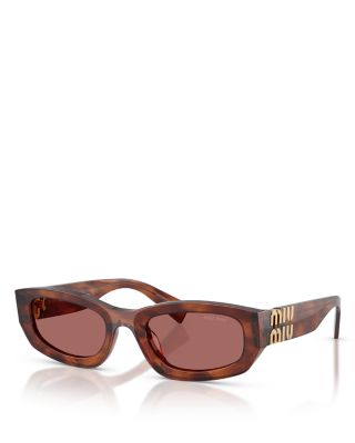 Click here for Miu Miu Rectangular Sunglasses  53mm prices